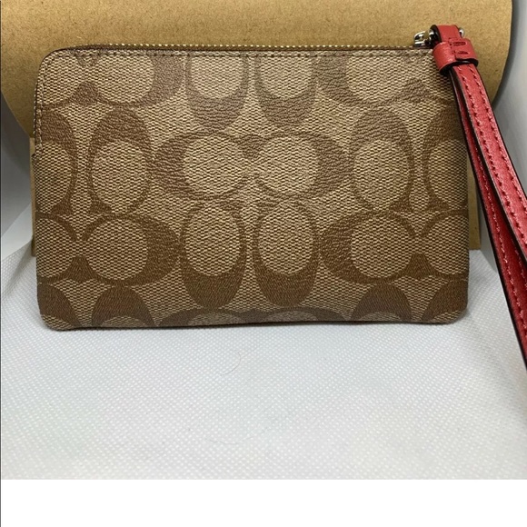 Coach | Bags | Coach Wristlet Signature Canvas Ms Pacman | Poshmark